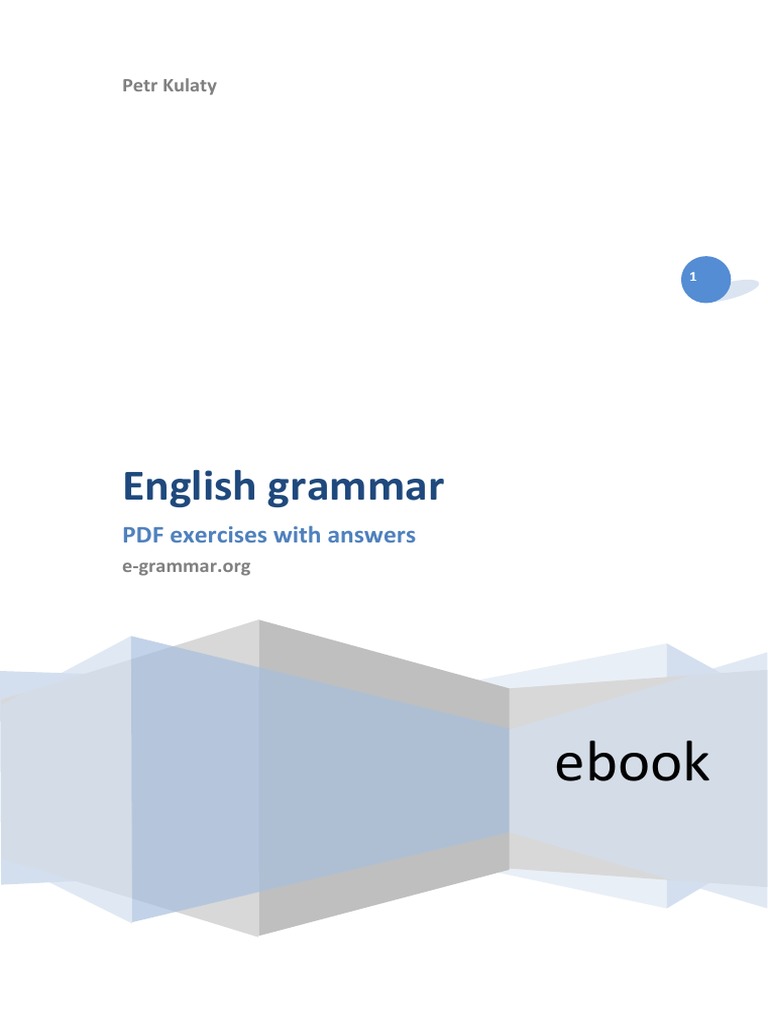 English Grammar Exercises PDF | PDF | Question | Grammar