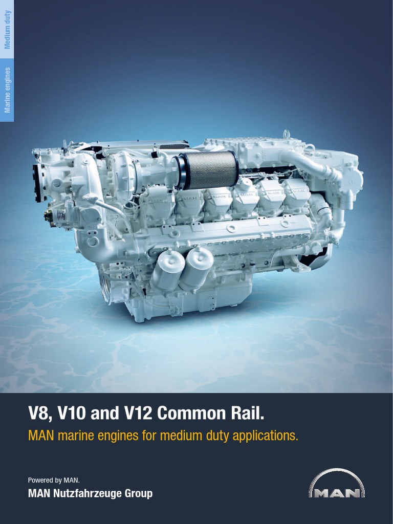 MAN V8 V10 V12 Common Rail | PDF | Engines | Diesel Engine