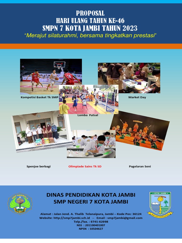 HUT Ke-46 SMPN 7 Kota Jambi | PDF