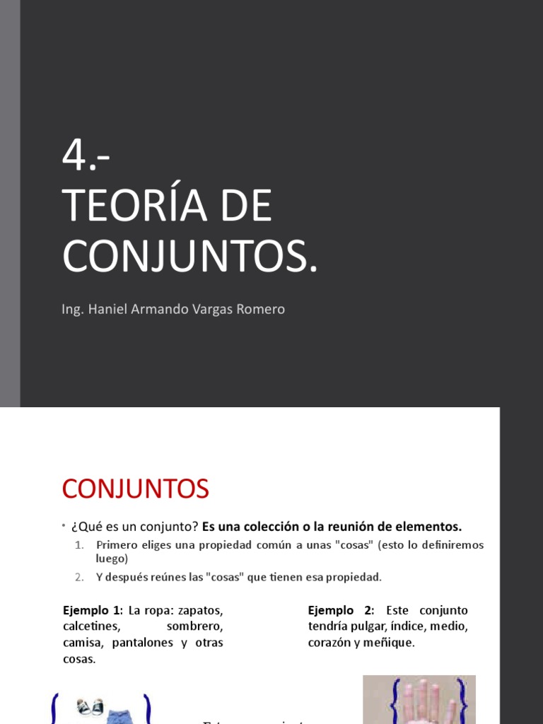 Introducción a la Teoría de Conjuntos | PDF | Conjunto (Matemáticas ...