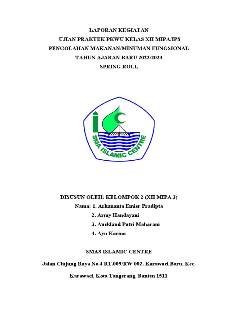 Laporan Pkwu Fix | PDF