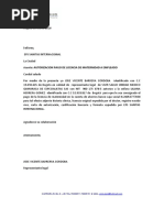 Carta de Autorizacion de Ingreso A Apartamento | PDF | Derecho