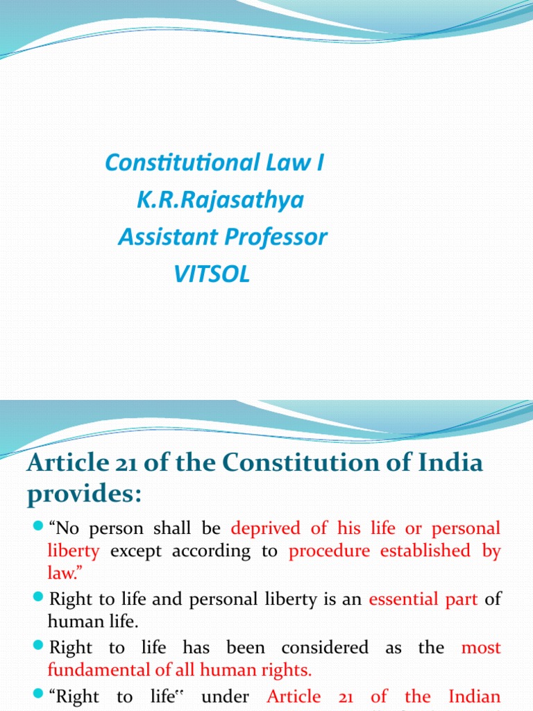 Article 21 | PDF | Common Law | Justice