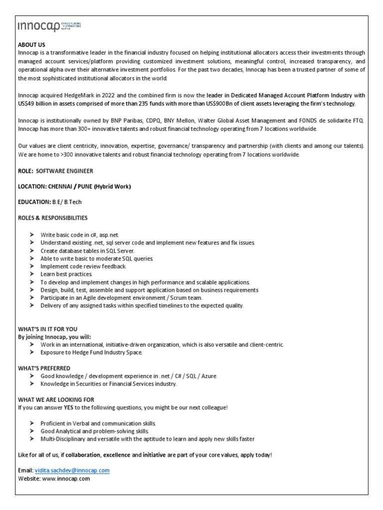 Software Engineer | PDF | Microsoft Sql Server | Sql