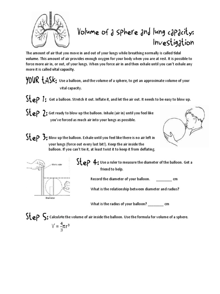 Task 1 | PDF | Breathing | Lung
