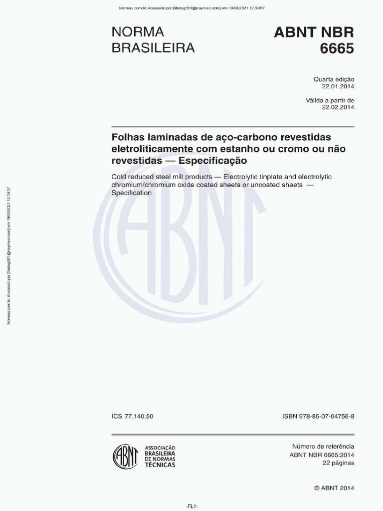NBR 6665 | PDF