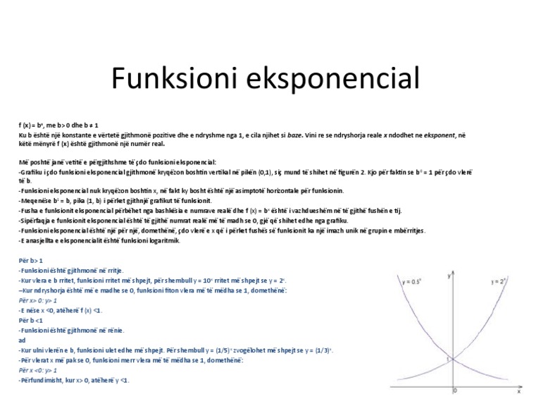 Funksioni Eksponencial | PDF