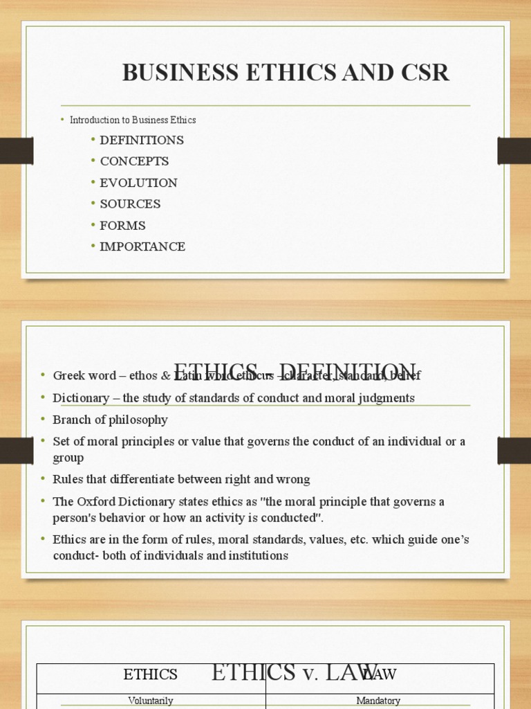 Introduction To Business Ethics | PDF | Business Ethics | Morality