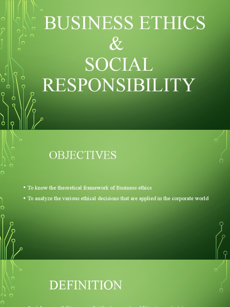 Social Responsibility | PDF | Corporate Social Responsibility ...