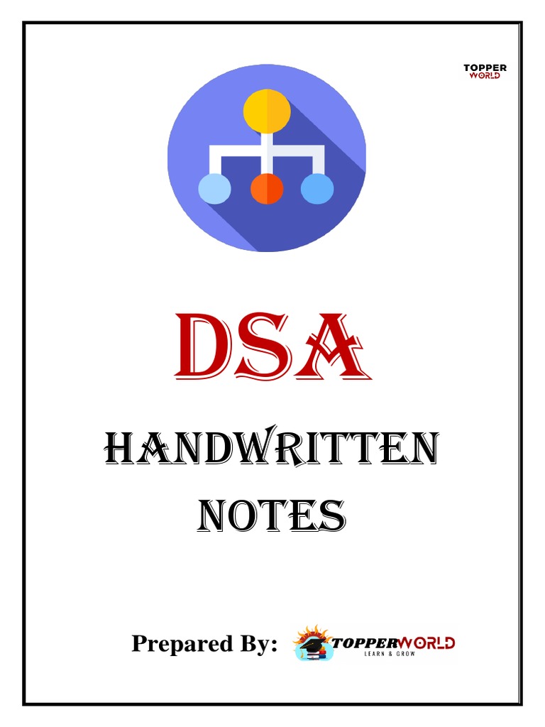 Dsa Handwritten Notes Pdf