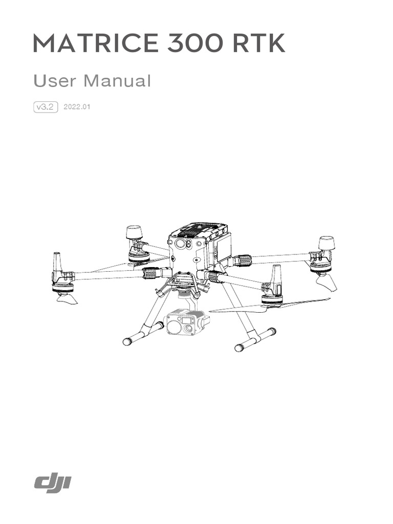 M300 RTK User Manual en v3.2 1 | PDF | Infrared | Aircraft