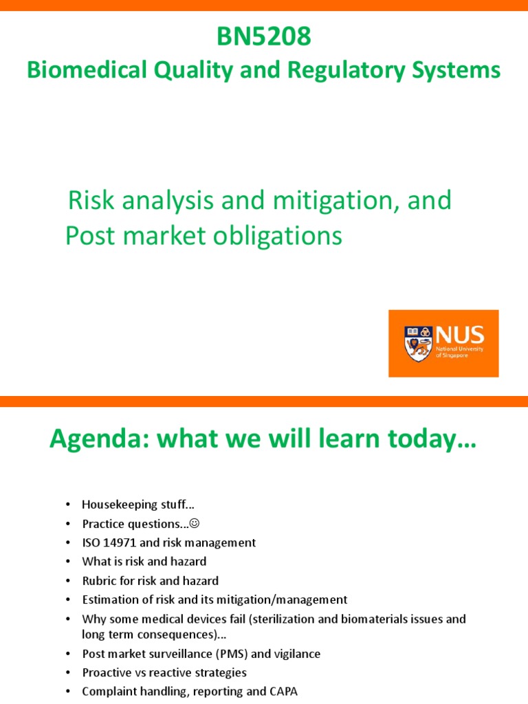 Lecture 7 | PDF | Risk | Medical Device