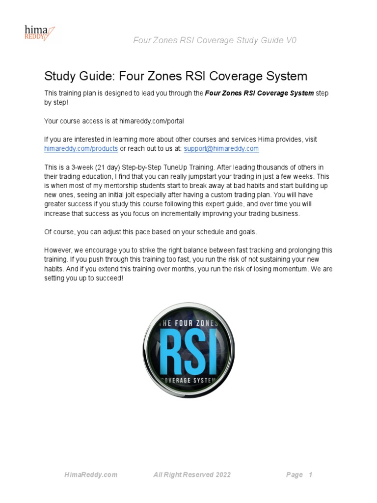 1670205362588study Guide Four Zones RSI V0 | PDF | Communication