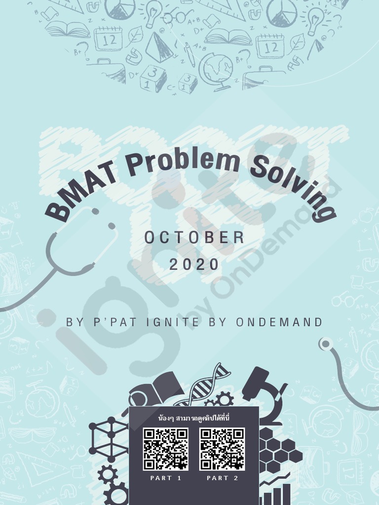 BMAT Problem Solving Guide | PDF | Prostate Specific Antigen