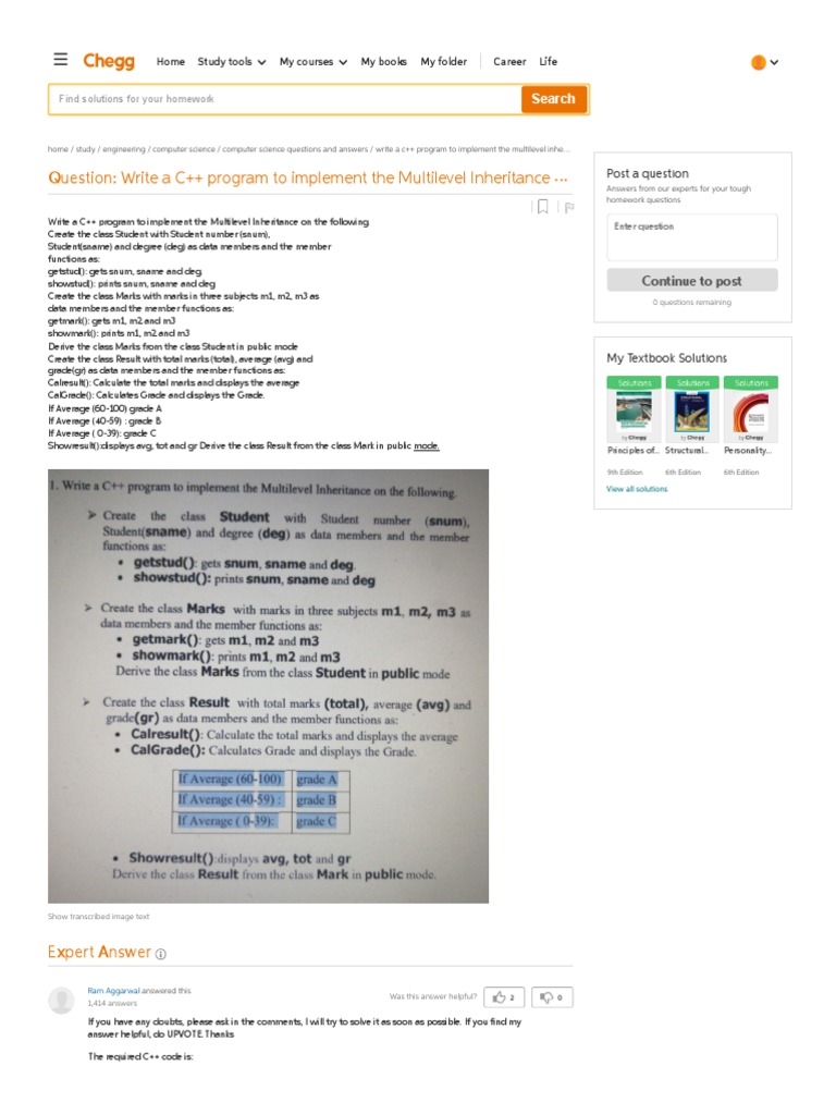 Write A C Program To Implement The Multilevel In... | PDF | C++ | Computer Programming