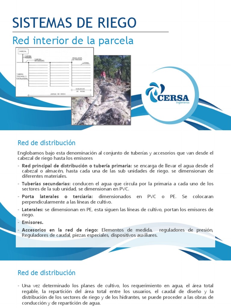 Red Interior de Parcela | PDF | Tubería (transporte de fluidos) | Riego