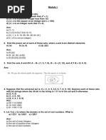Discreate Mathematics Assignment Unit 1 | PDF | Set (Mathematics ...