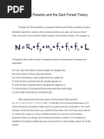 Dark Forest Theory: Fermi's Paradox Explained | PDF | Universe