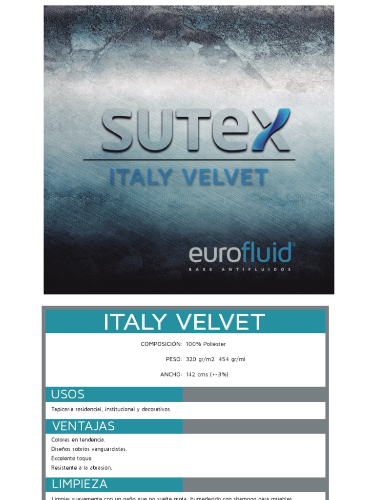 Italy Velvet | PDF