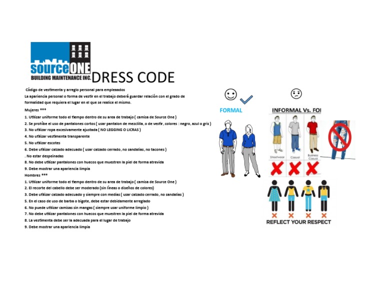 Source One Dress Code | PDF