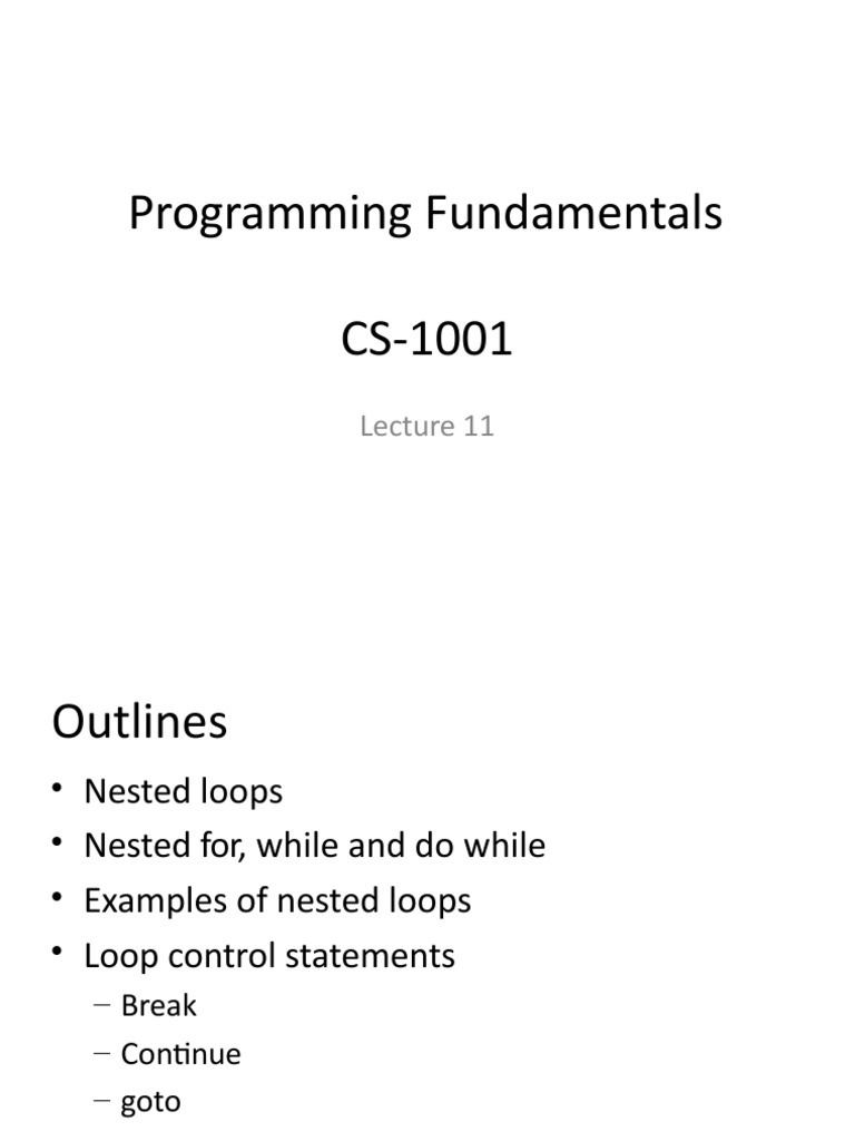 Lecture 10 Pdf Control Flow Computing 