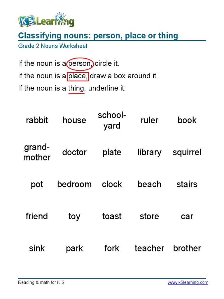 Classifying Nouns | PDF