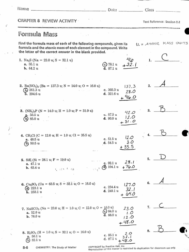 Stoichiometry Review Sheets 2 | PDF