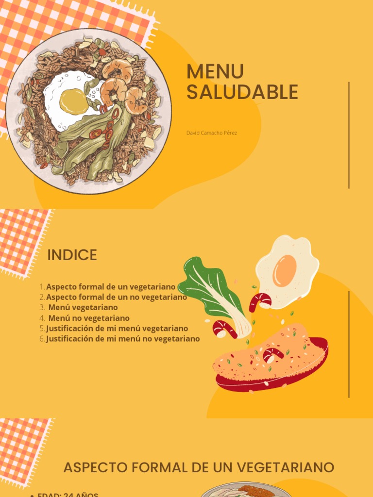 Menu Saludable | PDF | Panes | Cocinando