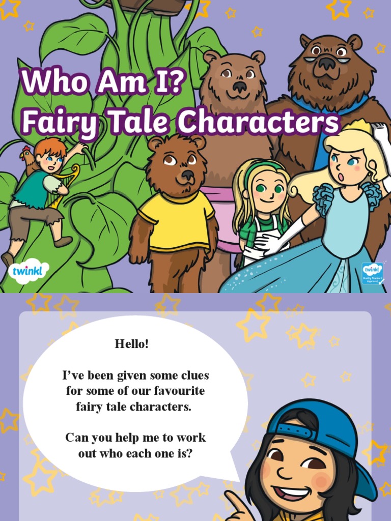Fairy Tale Character Riddles for Kids | PDF