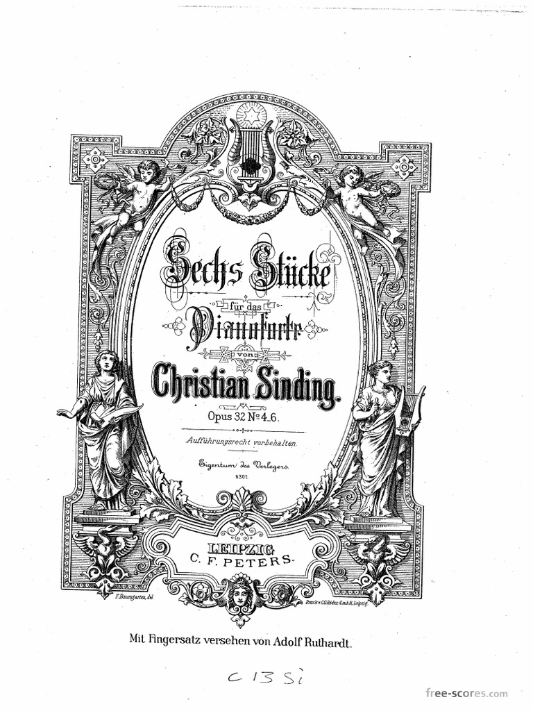 (Free Scores - Com) - Sinding Christian Pia Ces 82371 | PDF (Free Scores - Com) - Sinding Christian Pia Ces 82371 | PDF