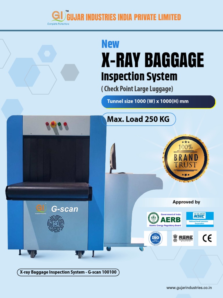 X Ray Baggage Inspection System G Scan100100 | PDF | Image Scanner | Baggage