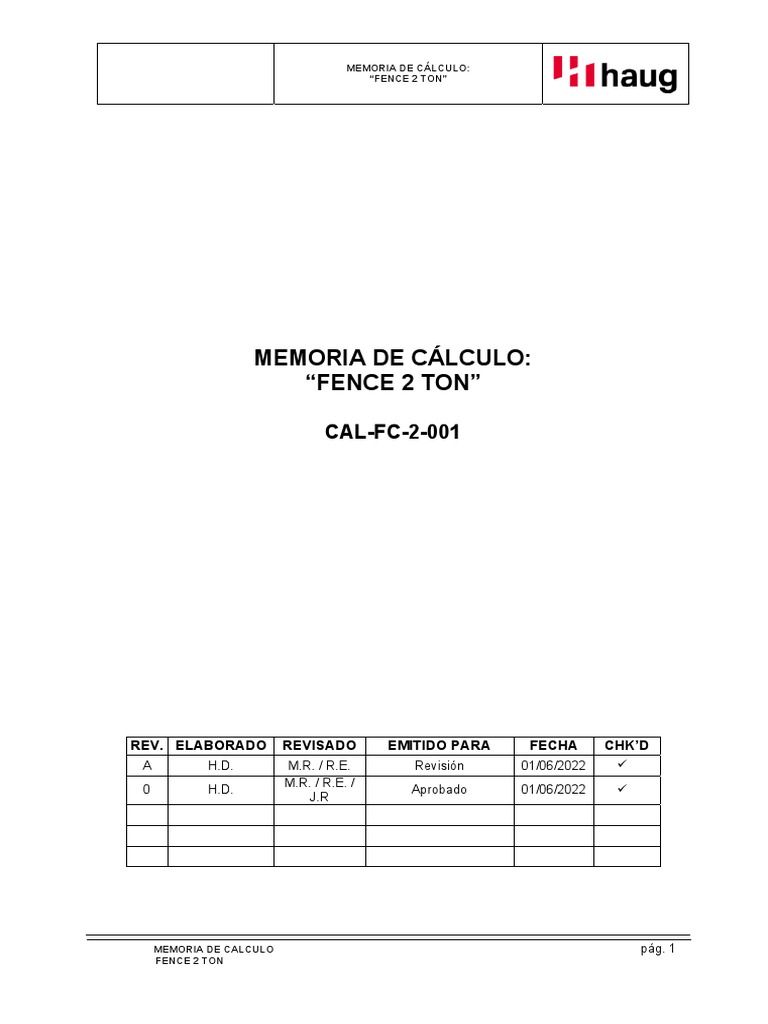 Anexo 2 Mc Yugo 2 Ton Rev 0 Pdf Viga Estructura Mecánica