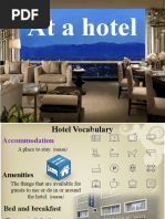 Hotel Vocabulary | PDF | Hotel | Hospitality Industry
