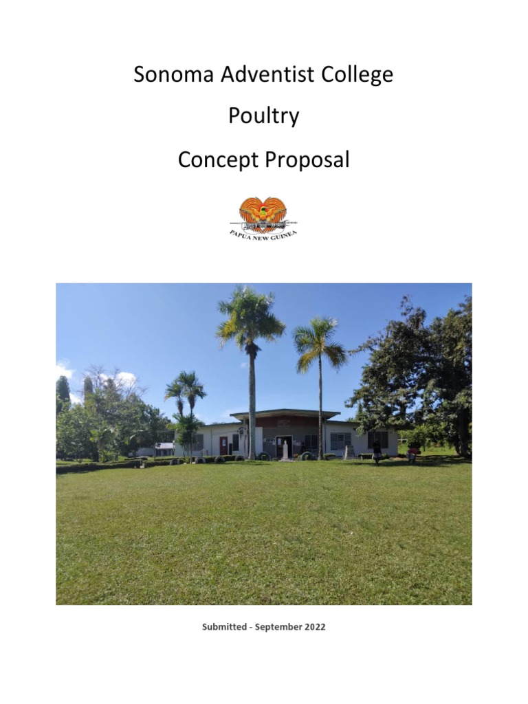 Poultry Proposal | PDF | Project Management | Papua New Guinea