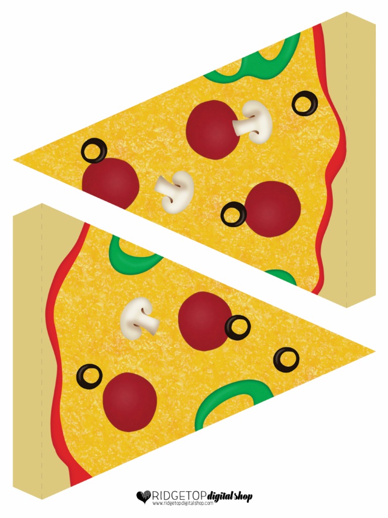 RDS Pizza Party Free Printable Banner Garland | PDF