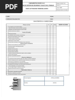 Check List Maquina Termofusion | PDF | Ingeniería mecánica | Bienes ...