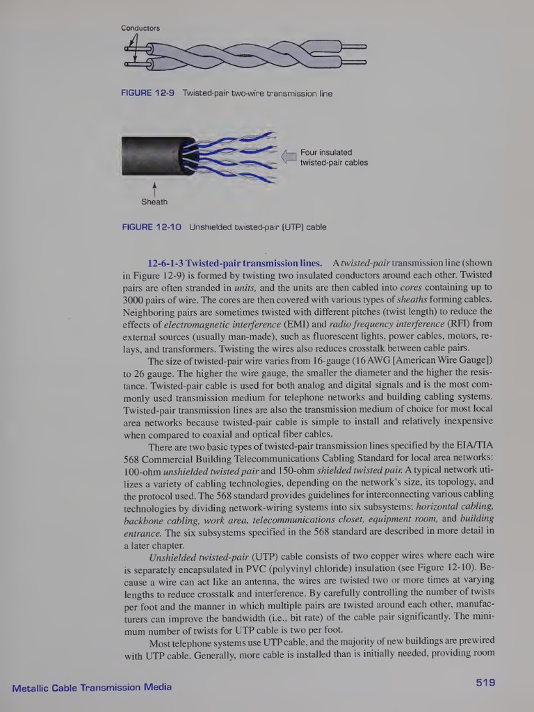 Categories of UTP and STP | PDF | Electrical Components | Electrical Engineering