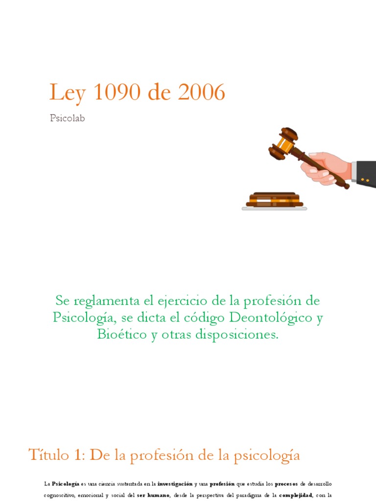 Código Deontológico | PDF | Sicología | Bioética