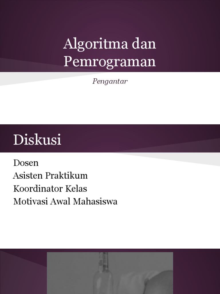Pengantar Algoritma Dan Pemrograman | PDF