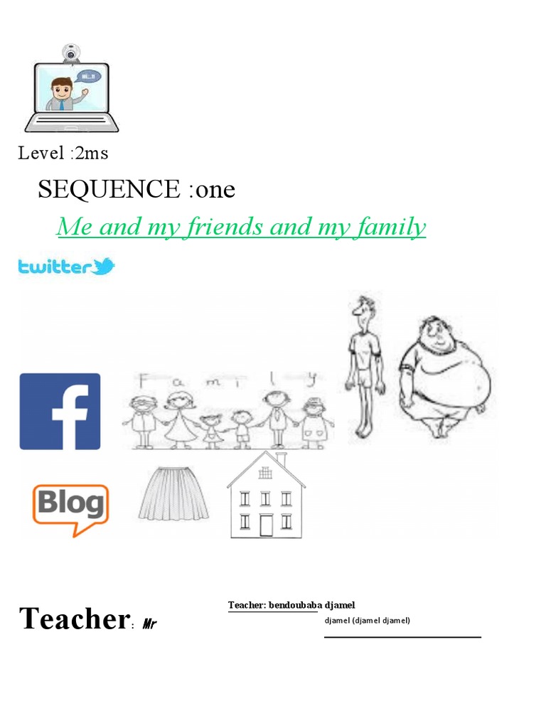 2MS Sequence 1: Describing Appearance | PDF | Learning | Nonverbal Communication
