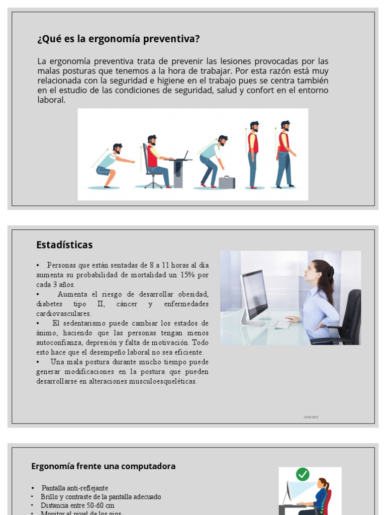 ERGONOMÍA | PDF
