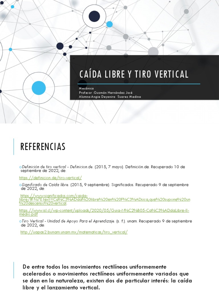 Tiro Libre y Tiro Vertical | PDF | Velocidad | Aceleración