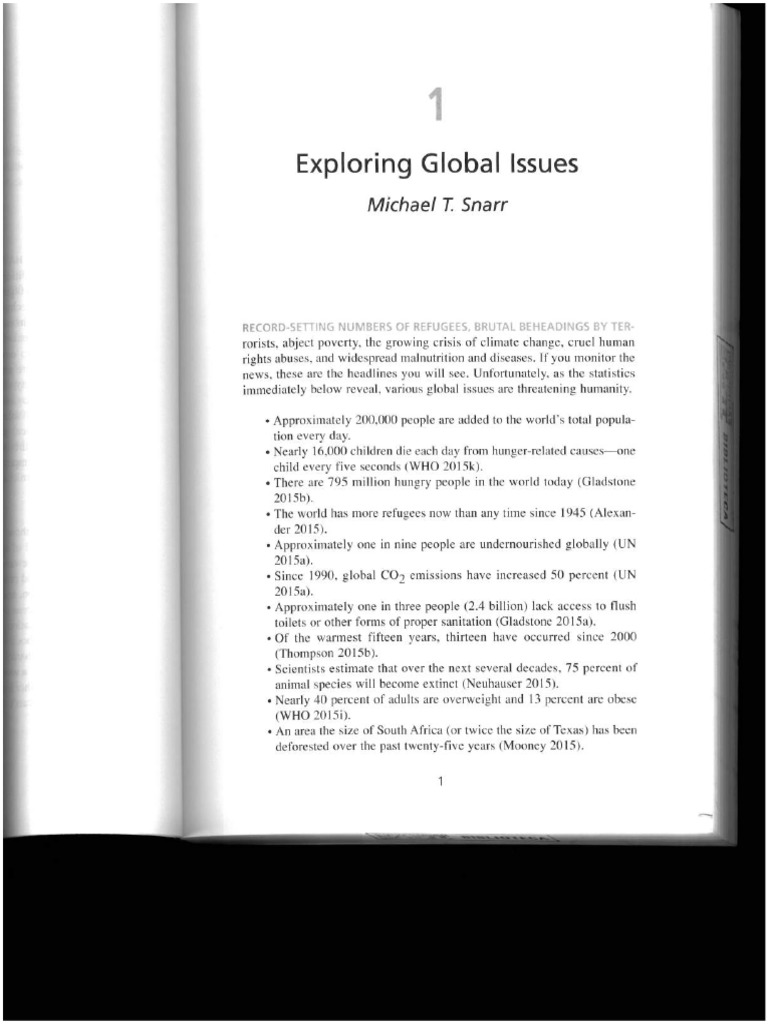 (2016) - Snarr Exploring Global Issues - Compressed | PDF