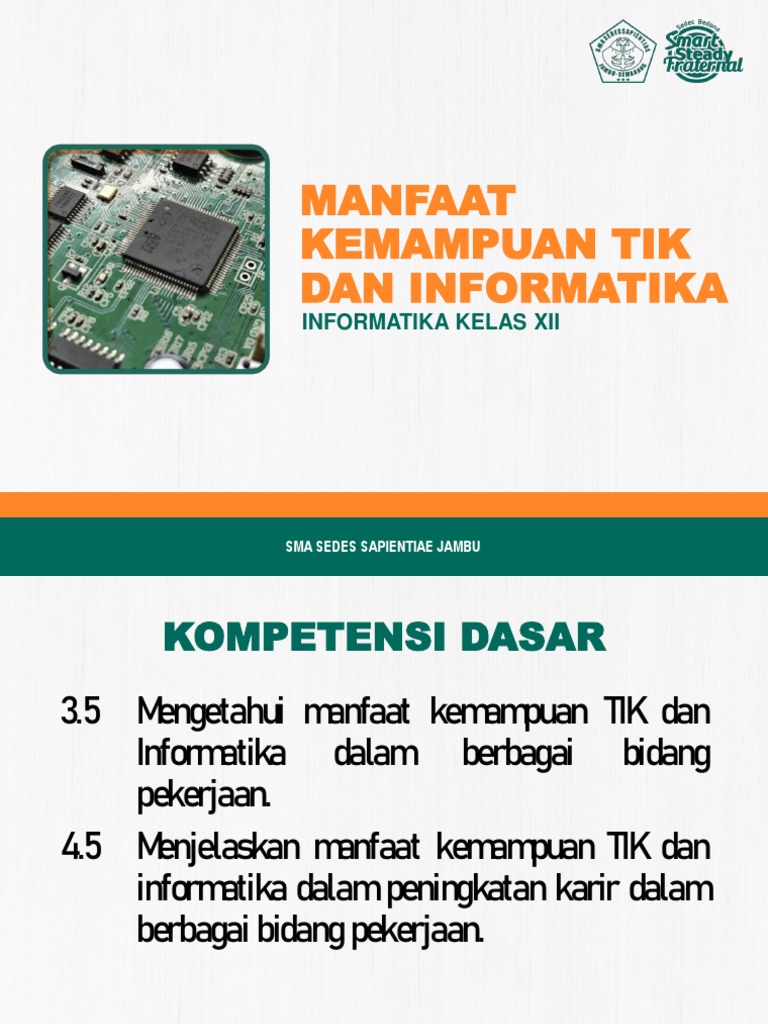 Manfaat Tik Dan Informatika | PDF
