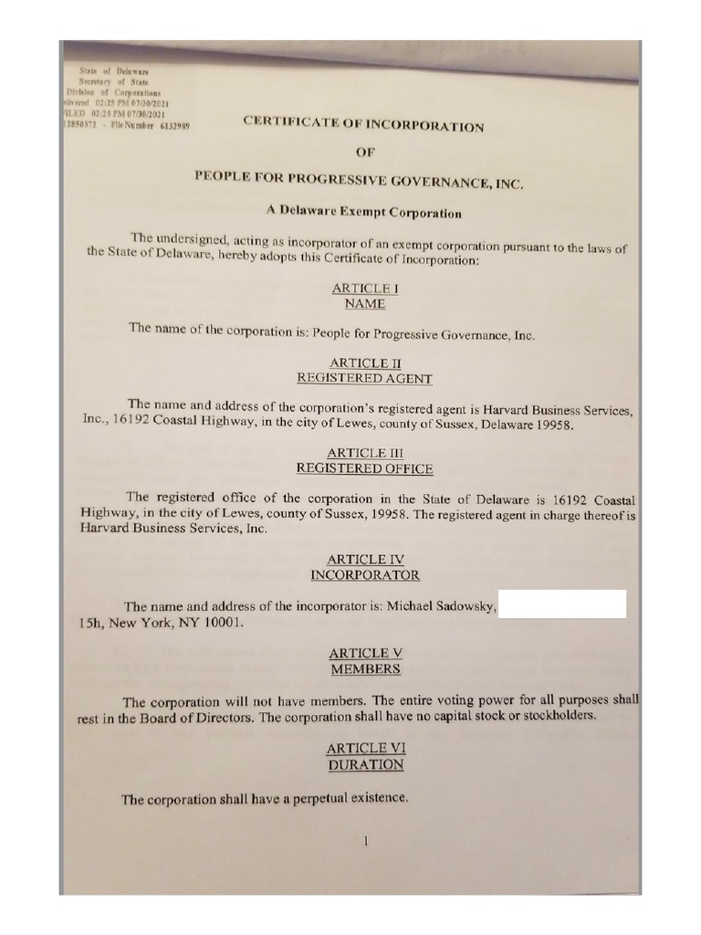 People For Progressive Governance | PDF