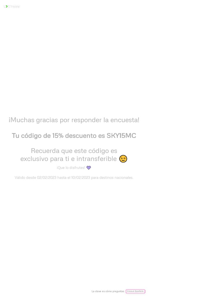 Codigo Descuento SKY | PDF