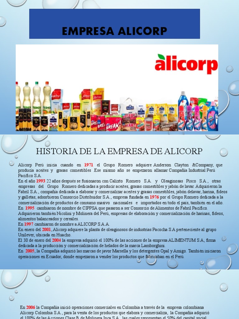 Empresa Alicorp | PDF