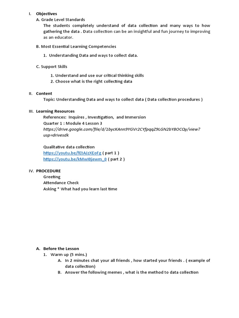 Data Collection Strategies for Educators | PDF | Data | Learning