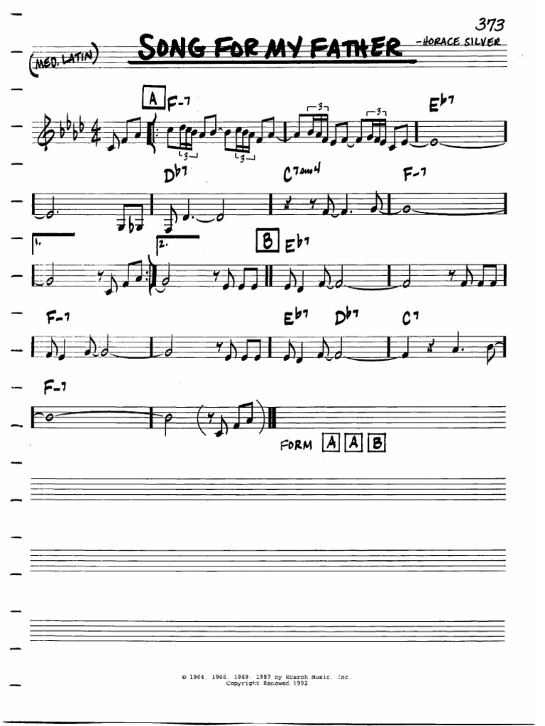 Song For My Father | PDF