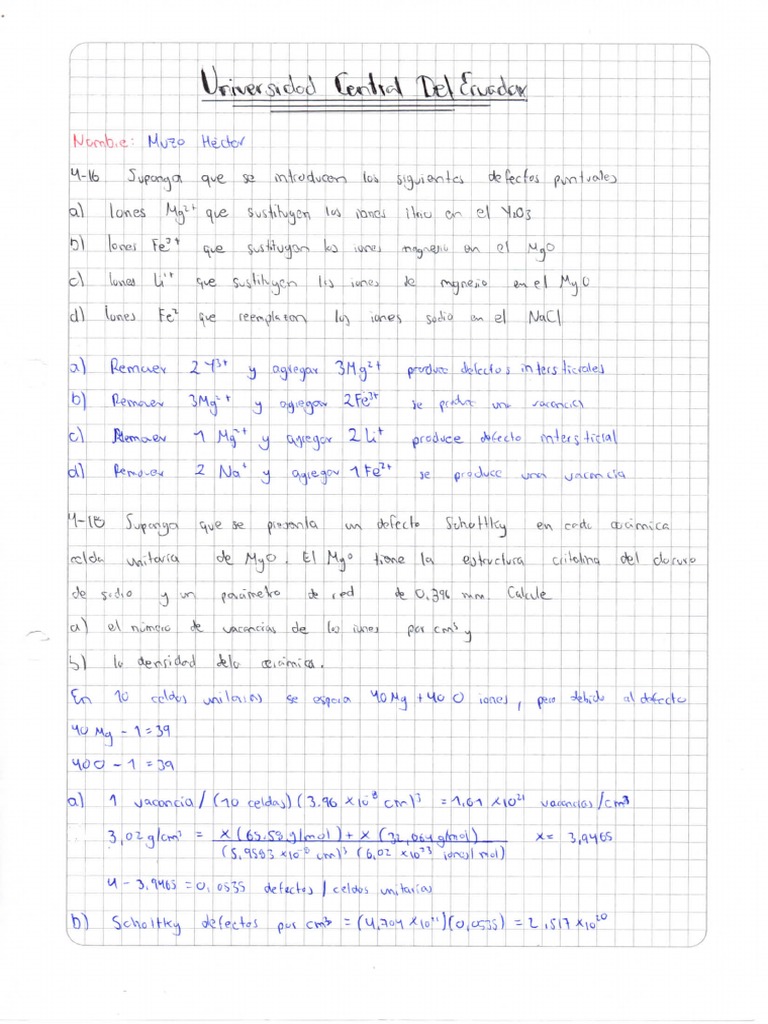 Hector Muzo Cerámicos Vacancias. | PDF